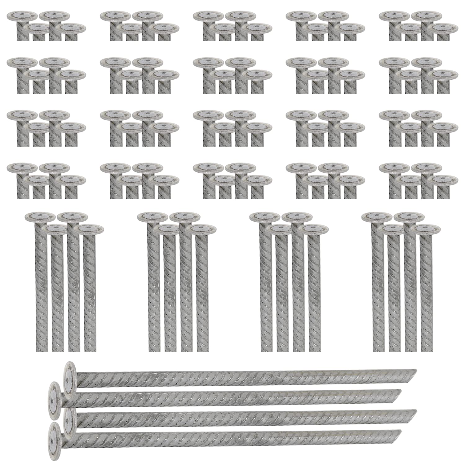 Amazon.com: SmartSign Rebar Spikes - Pack of 100, Length 14", Diameter ...