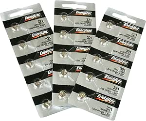 Energizer 15 321 Watch Batteries SR616SW Battery Cell : Buy Online at ...