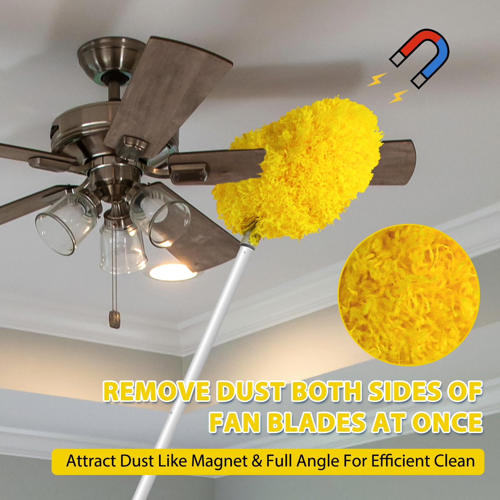 Snapklik.com : Ceiling Fan Cleaner Duster High Ceiling Extended Fan ...