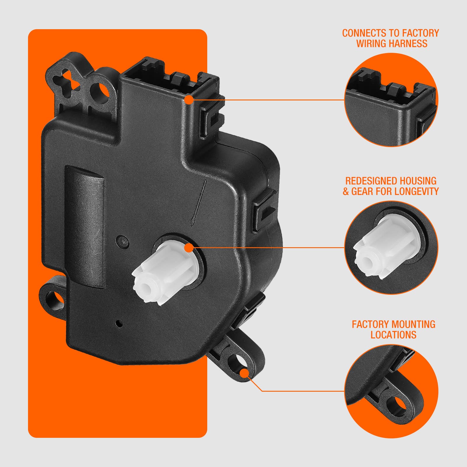 Snapklik.com : SPEEDTUN 604-005 HVAC Blend Door Actuator Replacement ...