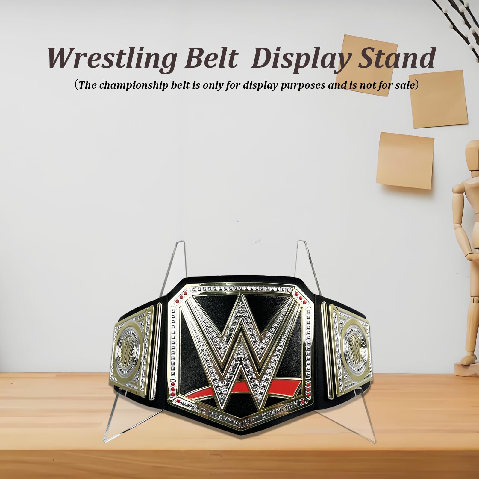 Snapklik.com : Championship Belt Display Stand, Adjustable Acrylic ...