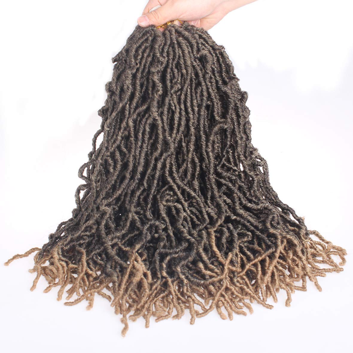 Snapklik.com : 18 Inch Ombre Blonde New Soft Locs Crochet Braids Hair 7 ...