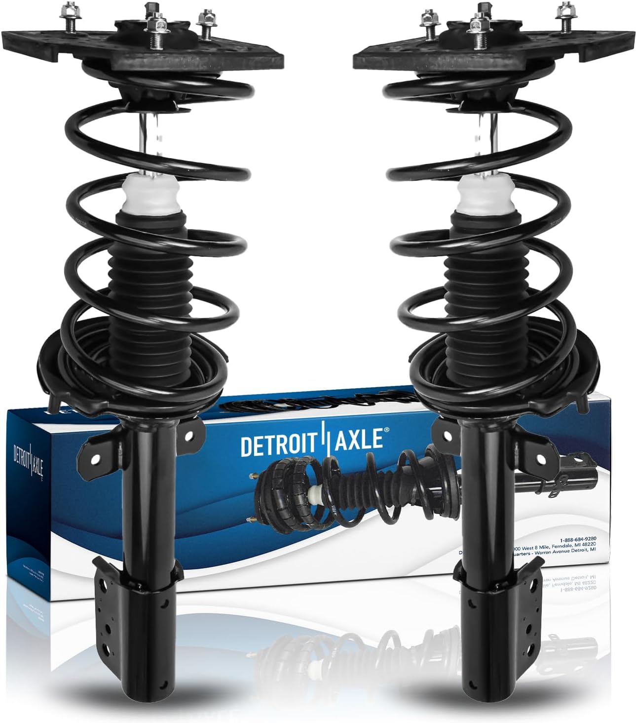 Amazon.com: Front Pair Struts Complete Struts Shock Absorbers Fits for ...