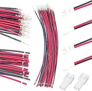 Amazon.com: Yoeruyo PH2.0mm JST Female Connector Kit with 22AWG Pre-Crimped Wire, 2/3/4/5/6/7/8 ...