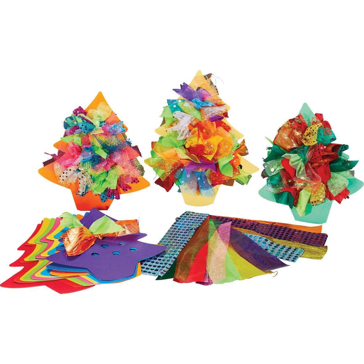 Springboard Tactile Christmas Trees Craft Activity (Pack of 30 ...