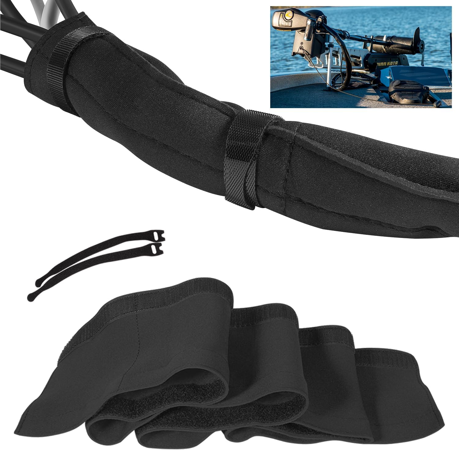 Amazon.com: Trolling Motor Cable Sleeve 60" Neoprene Cable Sleeve for ...