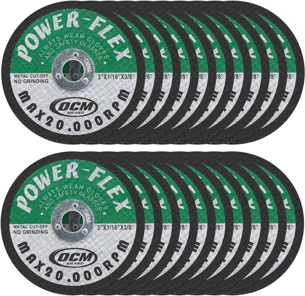 Amazon.com: 50 Pack - Cut Off Wheels 4 1/2 Inch x 1/16 Inch x 7/8 Inch ...