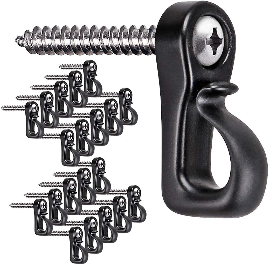 Amazon.com: SELEWARE Pack of 20 Q-Hanger, Home Christmas Lights Hanger ...