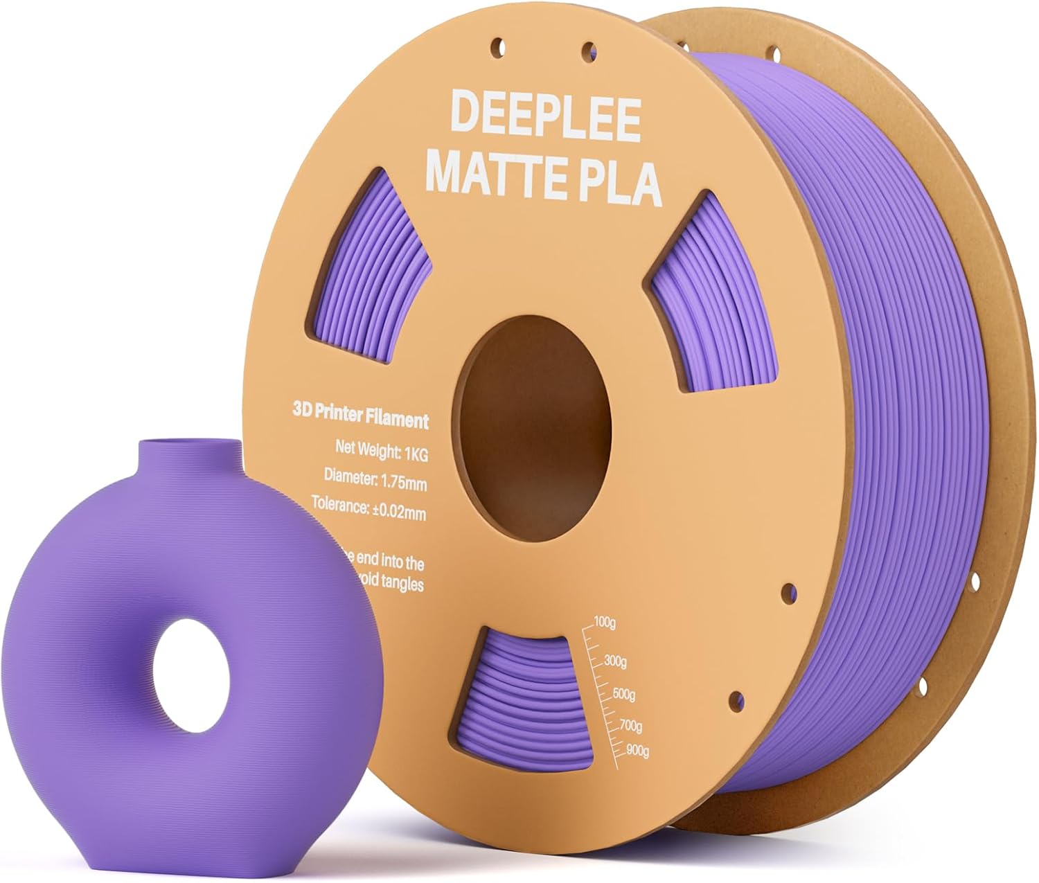 Amazon.com: DEEPLEE Matte PLA Filament 1.75mm, 3D Printer Filament ...