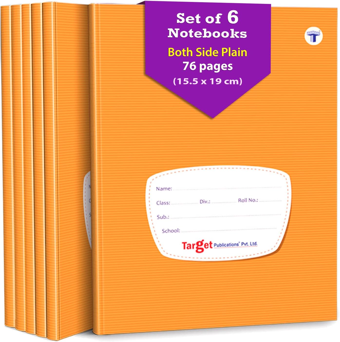 Both Sides Blank Small Notebooks for Kids and Students | 76 Plain ...