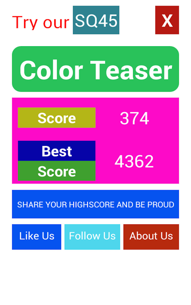 Color Teaser - App on Amazon Appstore