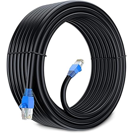 FEDUS Cat6 Ethernet Cable, 40 Meter High Speed 550MHZ / 10 Gigabit ...