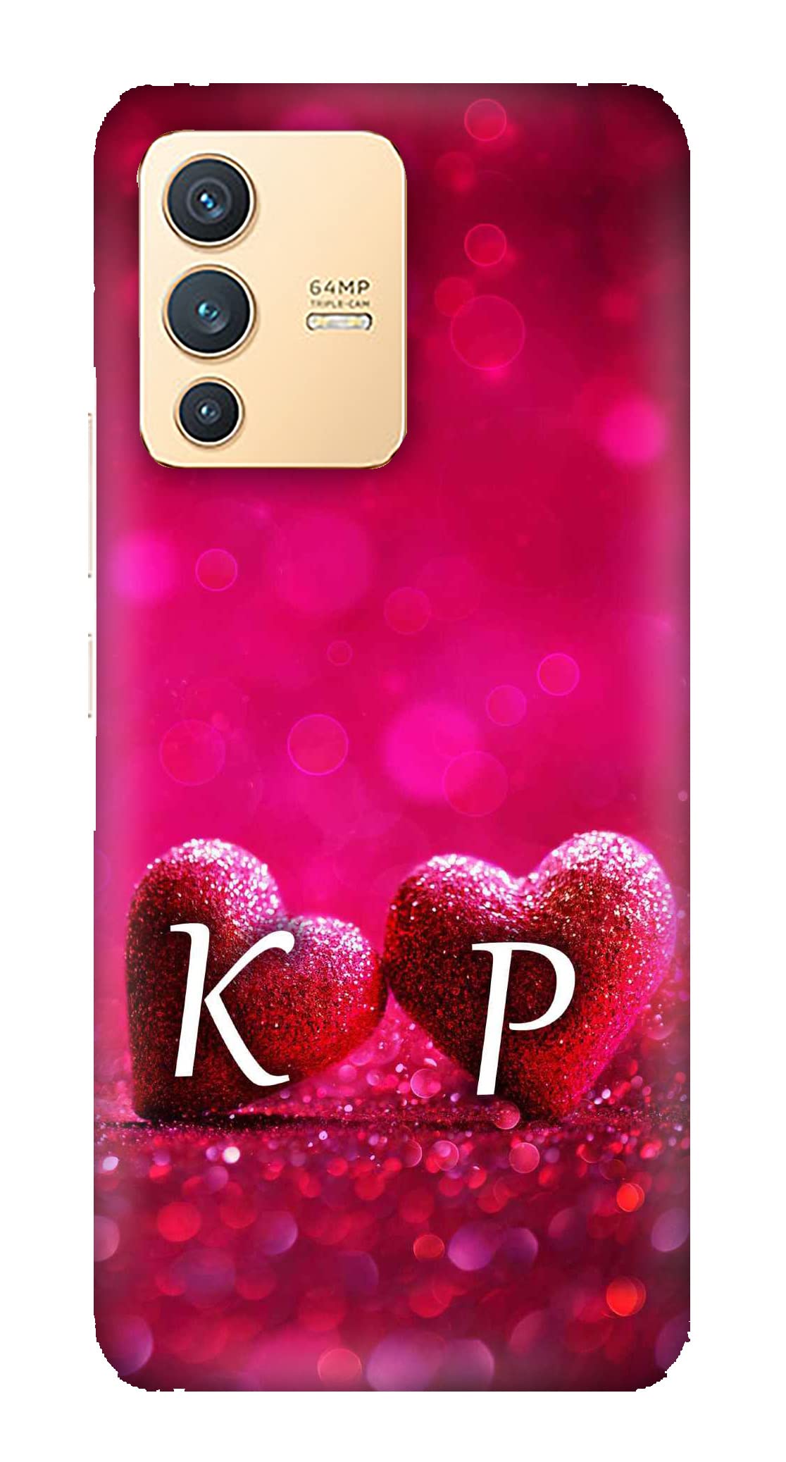 Alphabet K And P In Heart