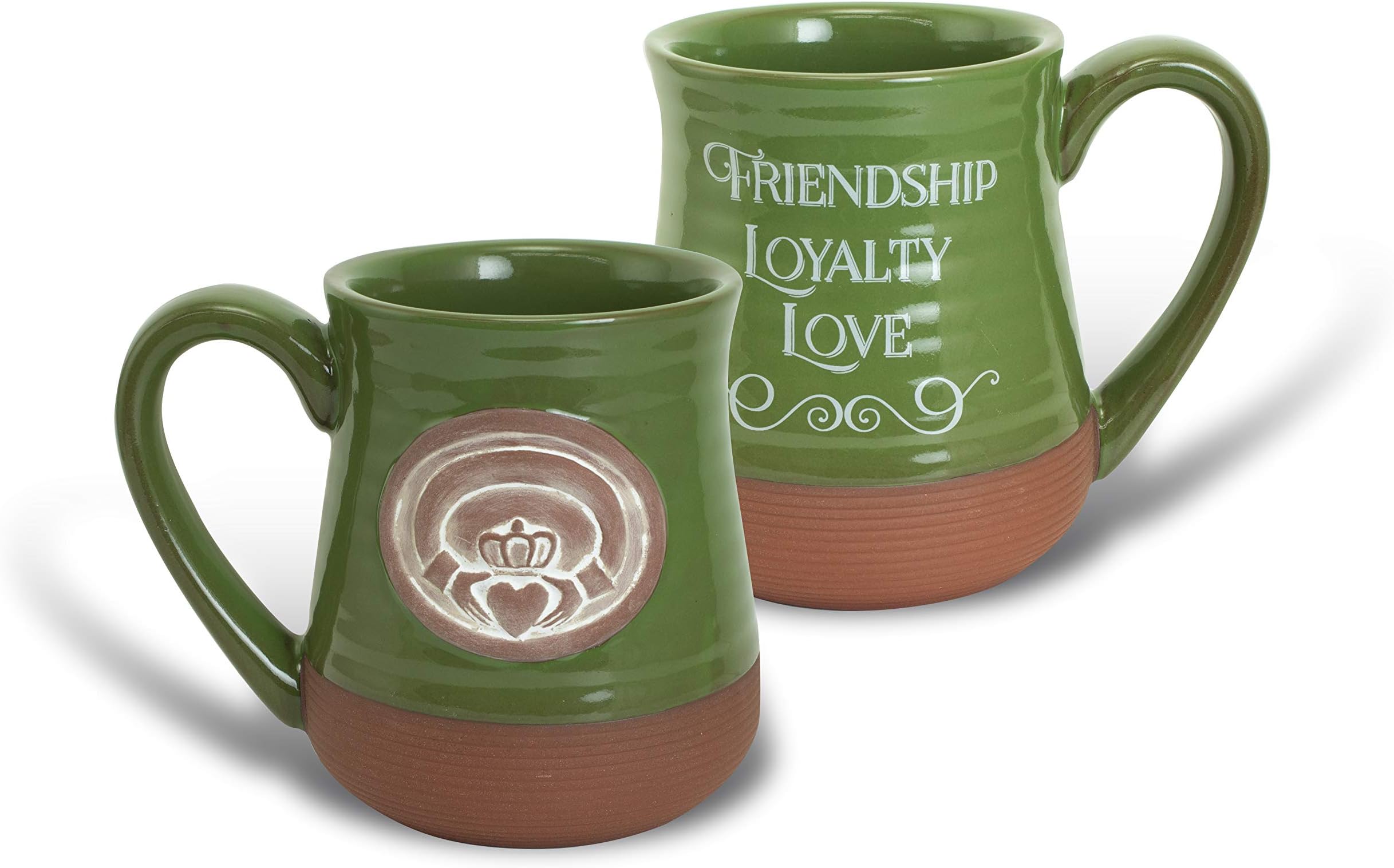 Amazon.com: Cathedral Art Irish Mug-Claddagh Friendship Loyalty Love ...