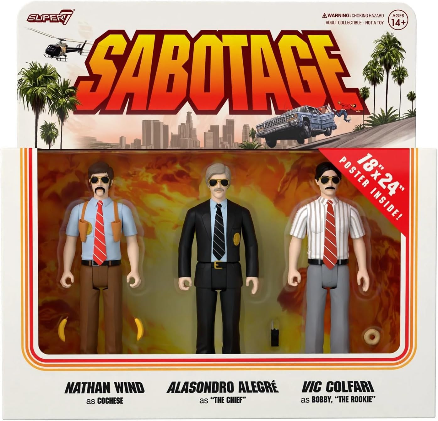 Amazon.com: SUPER7 Beastie Boys Sabotage 3-Pack Reaction Figure Set 3. ...