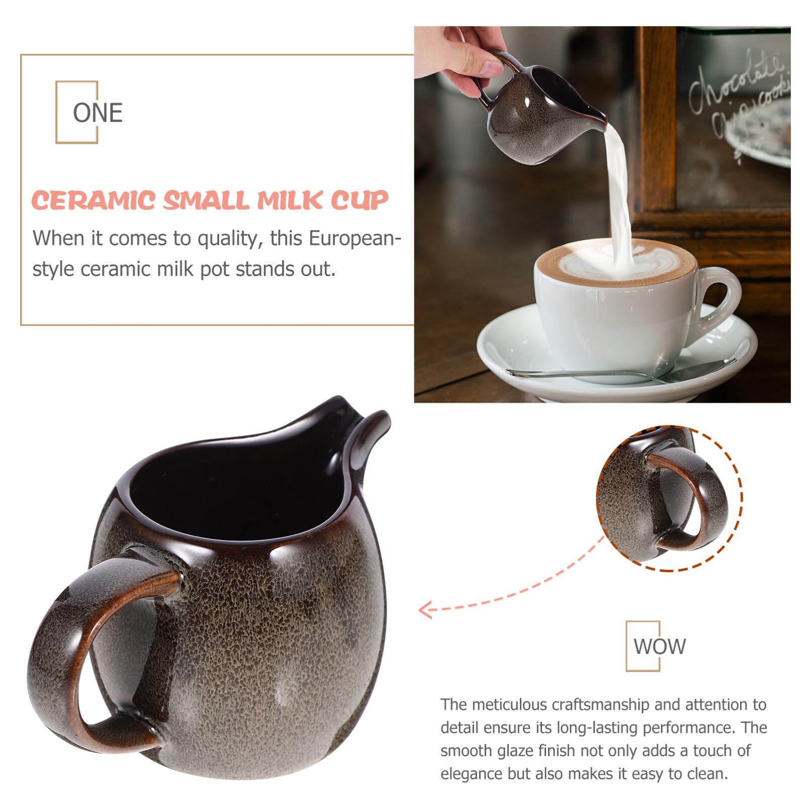 Snapklik.com : Mini Creamer Pitcher Ceramic Creamer Jugs Mini Sauce ...