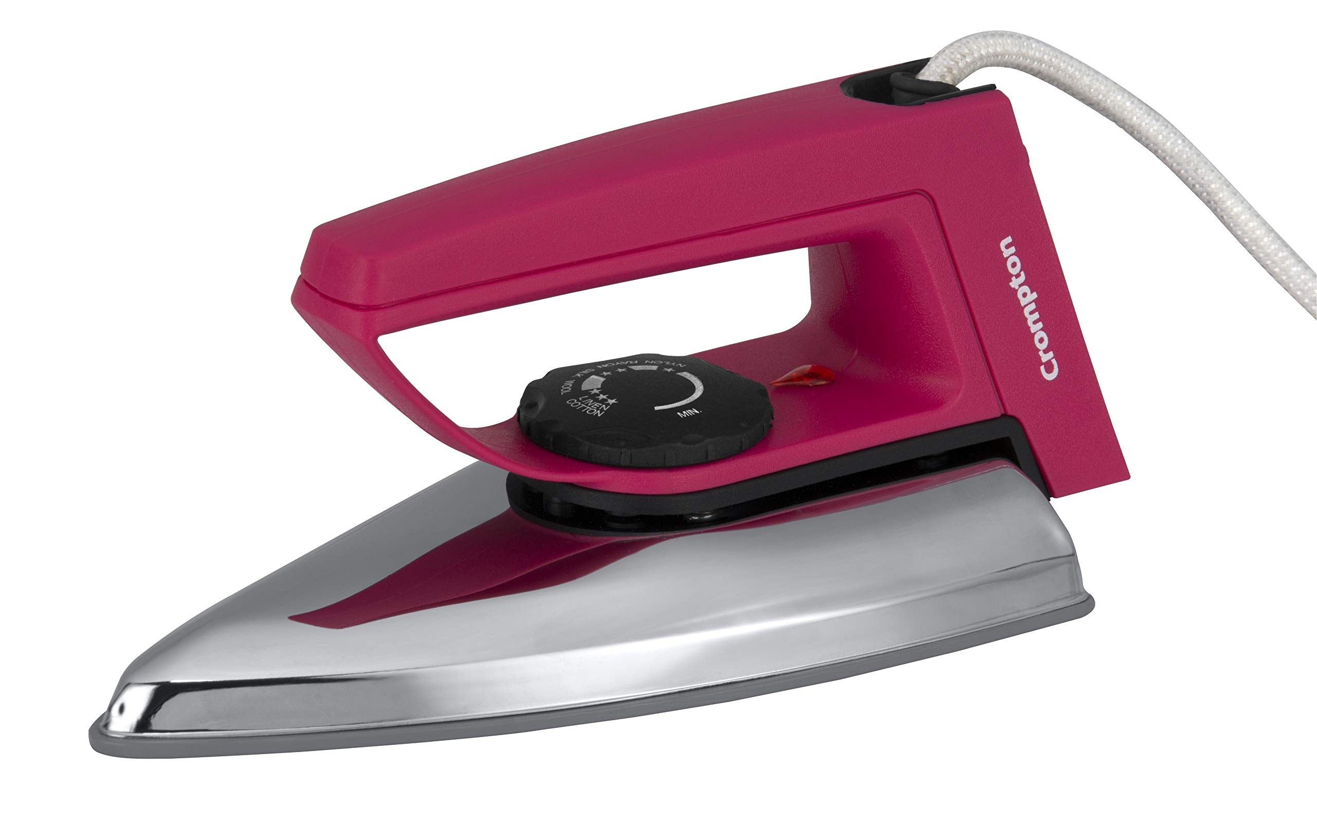 Buy Crompton RD Plus 1000-Watt Dry Iron with ABS Body and Double Layer ...