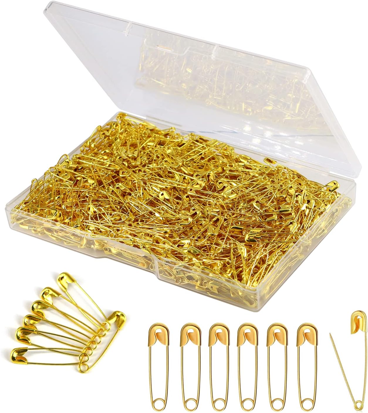 Amazon.com: ANUTRION 900pcs 0.9Inch/23mm Small Safety Pins Gold for ...