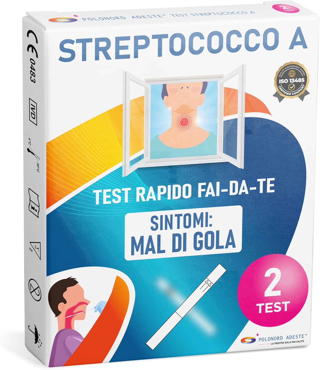 Adeste - Tampone Streptococco rapido bambini e adulti. Test ...