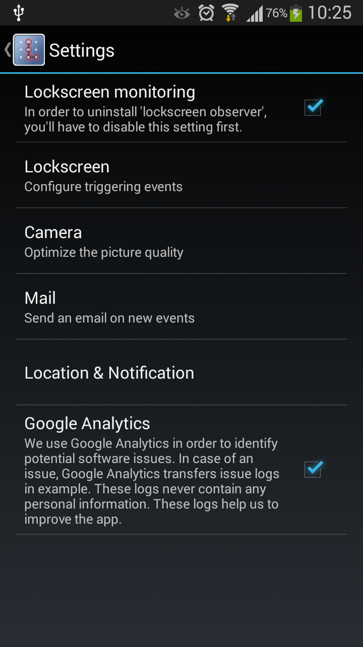 Lockscreen Observer:Amazon.de:Appstore for Android