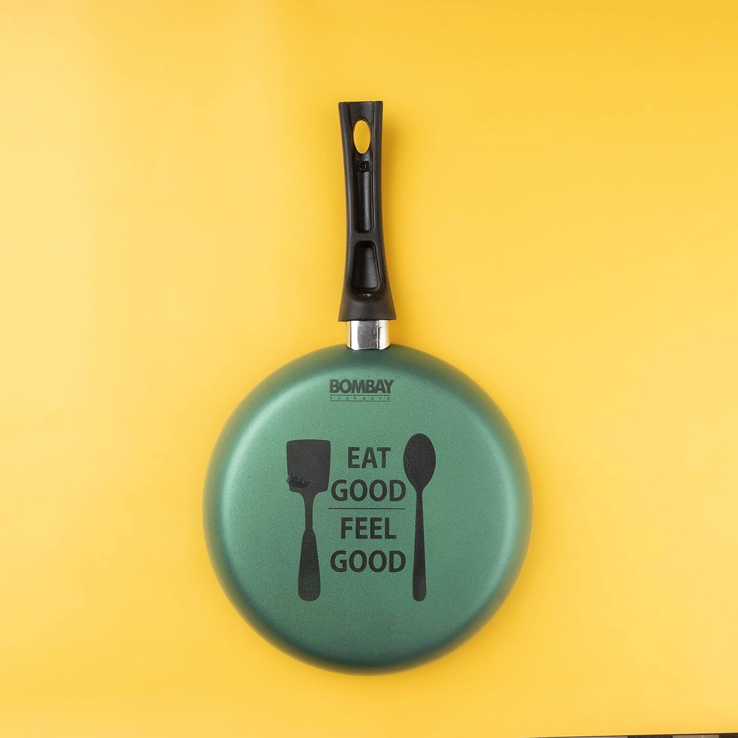 Buy Bombay Kookware - Non Stick Fry Pan, Bakelite Handle | 24 cm ...