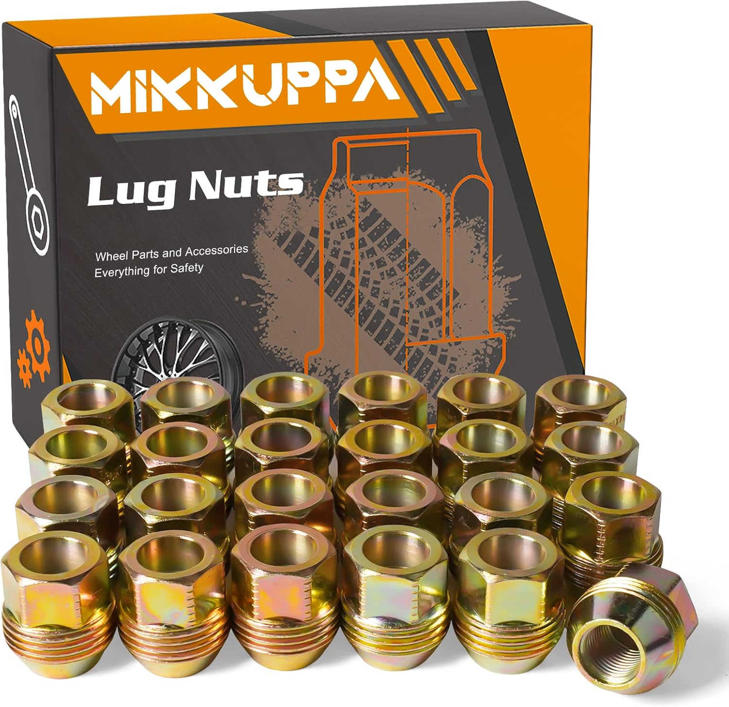 Amazon.com: MIKKUPPA OEM M14x1.5 Lug Nuts - Replacement for 1999-2022 ...