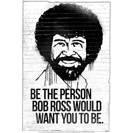 Amazon.com: Bob Ross Look Around Beauty is Everywhere Painting Famous ...