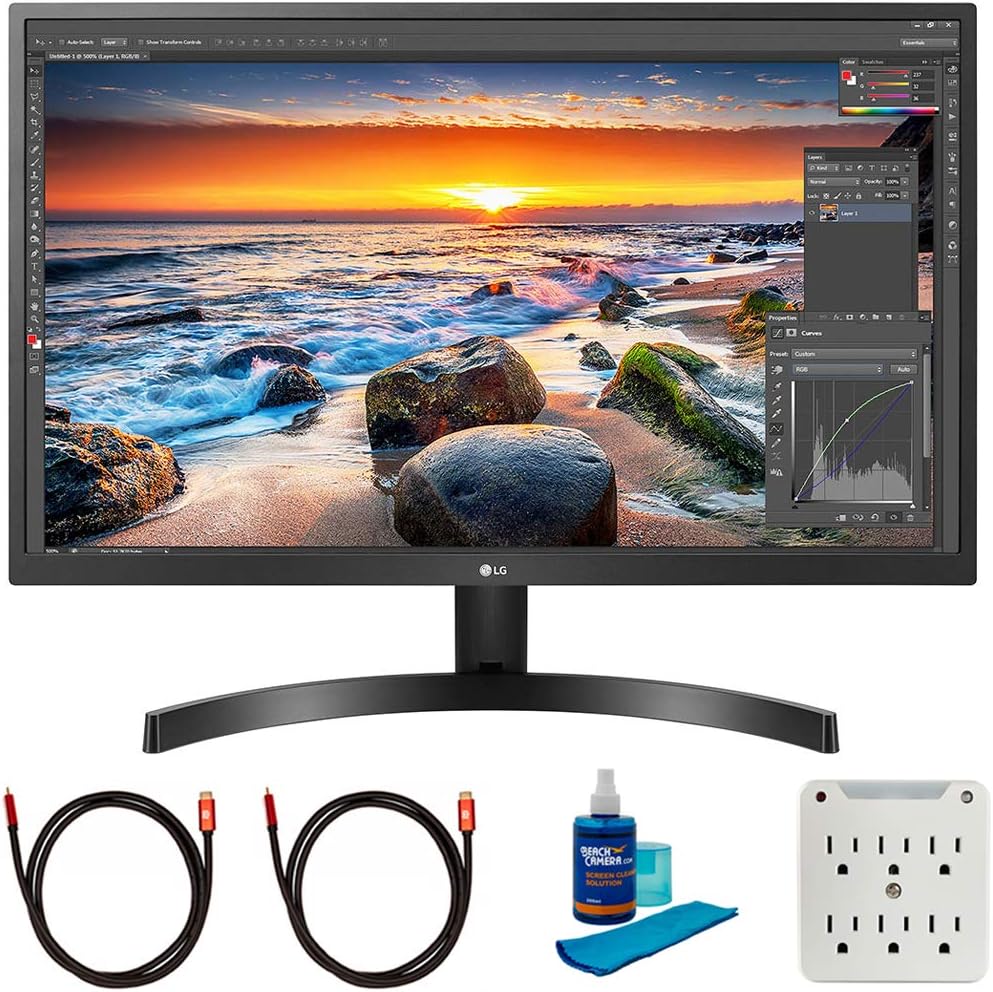 Amazon.com: LG 27UK500-B 27 inch UHD 3840x2160 IPS HDR10 Monitor with ...