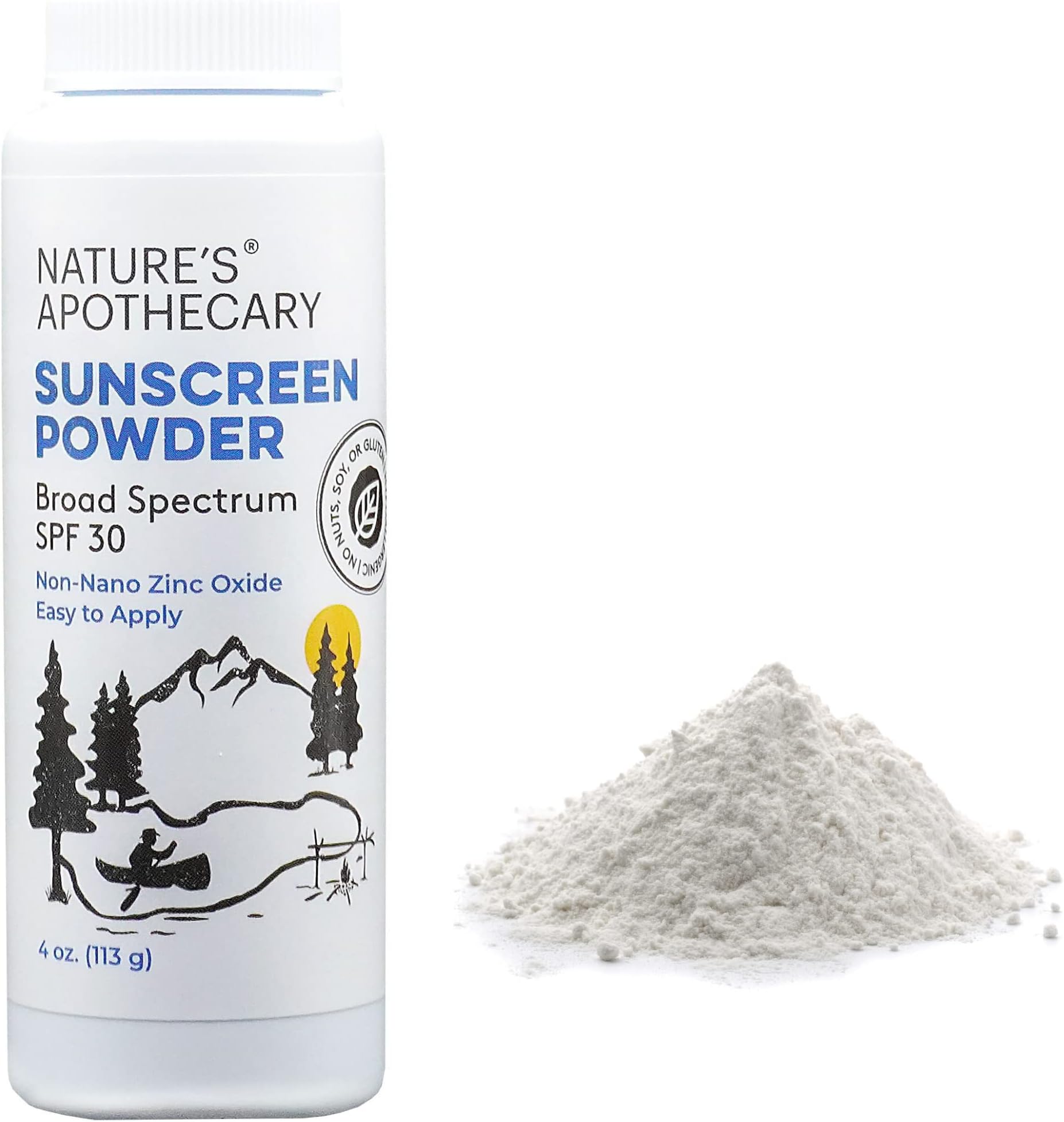 Amazon.com: Brush On Block Mineral Sunscreen Powder Refill, Natural ...
