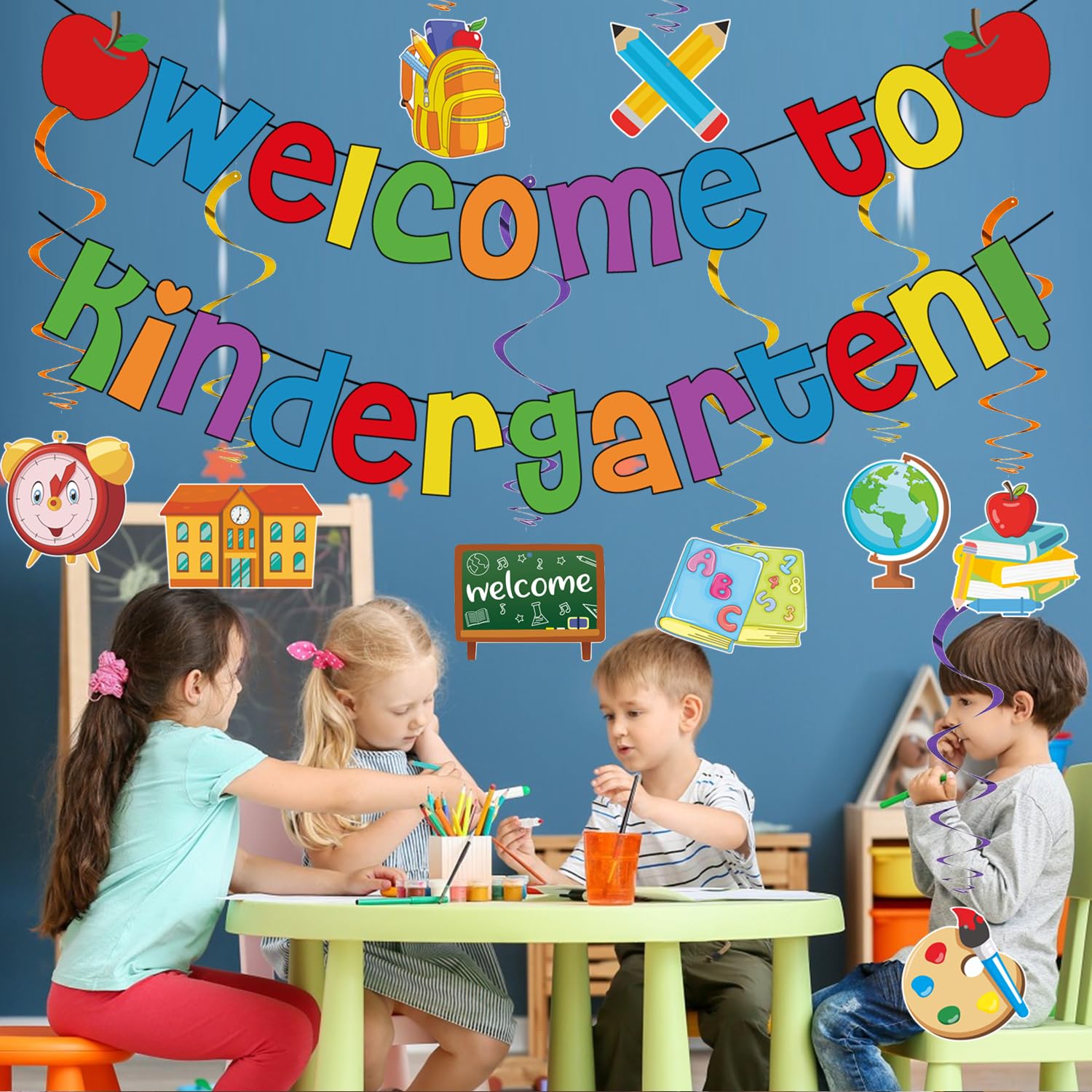 Classroom Welcome Clipart Premium Vector | Welcome Back To School