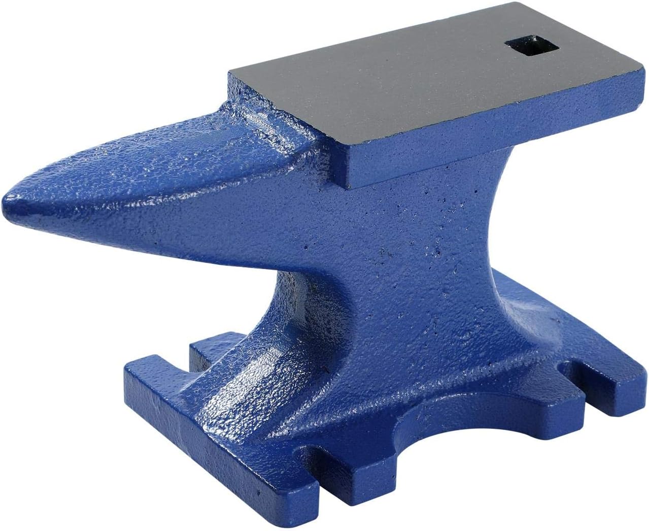 KATSU Blacksmith's Anvil 11LB 5KG Cast Iron Anvil with Single Horn for ...