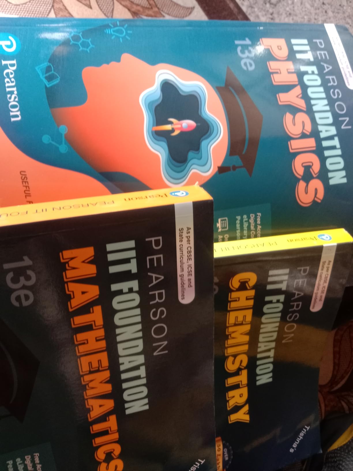 Buy Pearson IIT Foundation' 25 Class 9 Physics Chemistry Mathematics ...