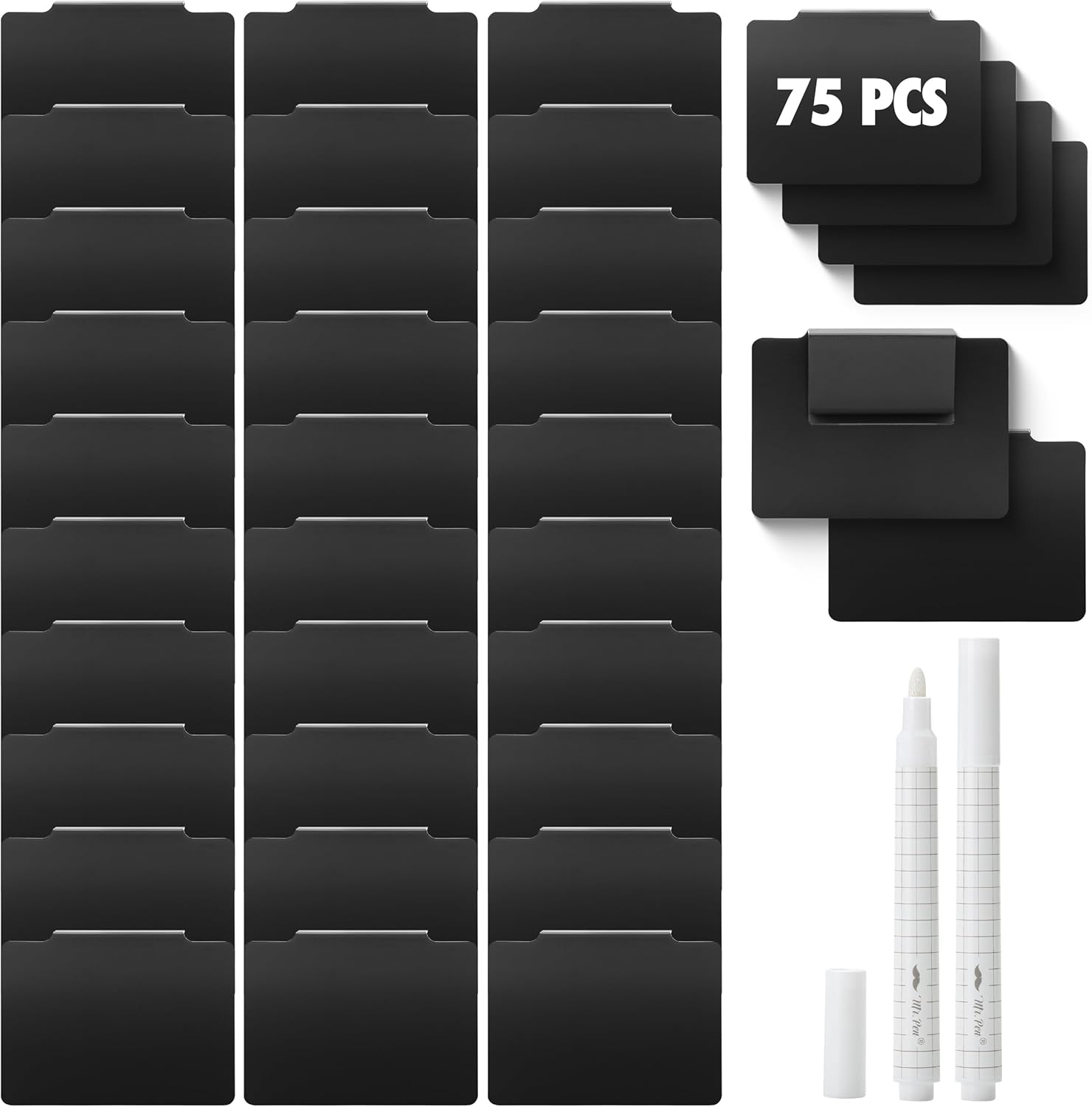 Amazon.com : Mr. Pen- Basket Labels Clip On Set, 77 pcs, 75 Removable ...