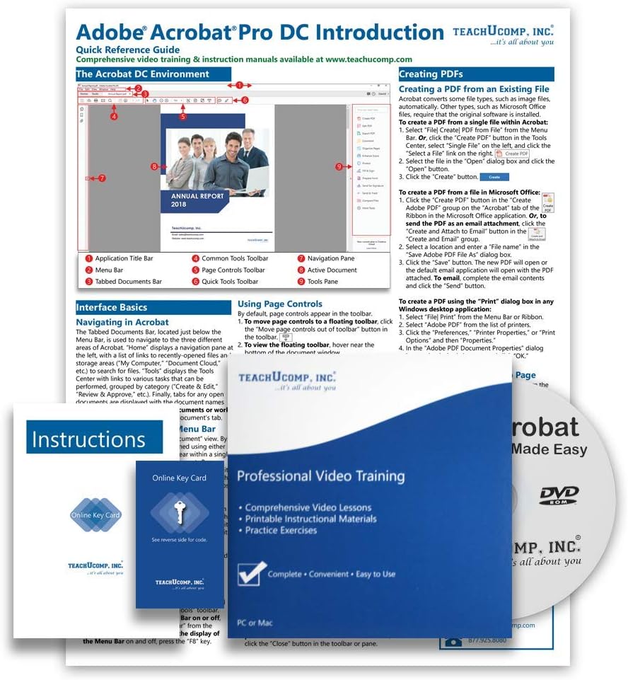 Amazon.com: TEACHUCOMP DELUXE Video Training Tutorial Course for Adobe ...