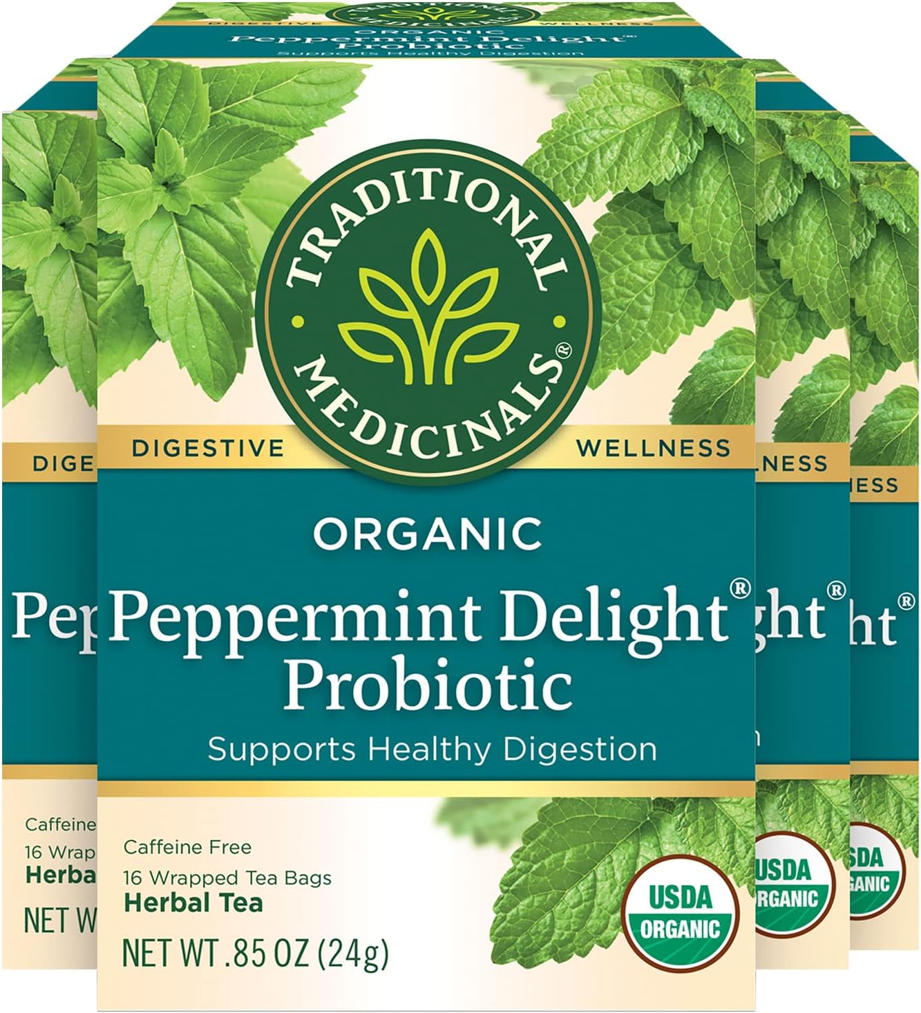 Amazon.com : Traditional Medicinals Organic Peppermint Delight ...