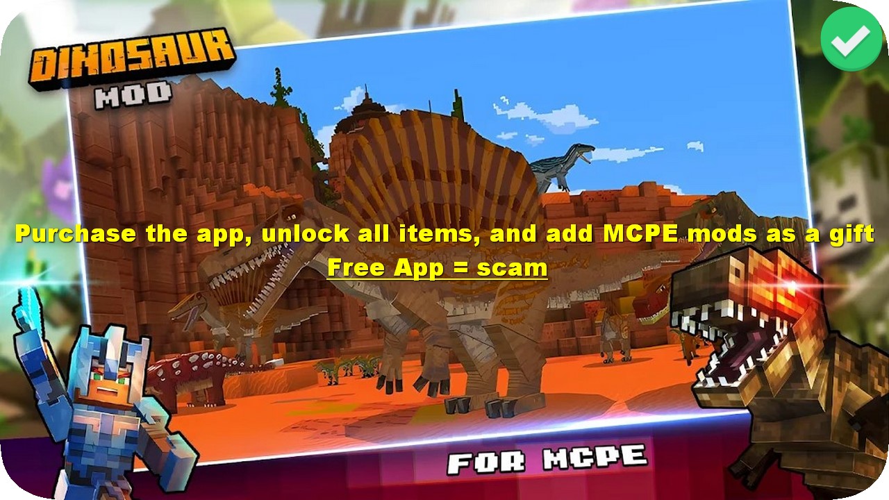 Dinosaur Jurassic Mod - App on Amazon Appstore