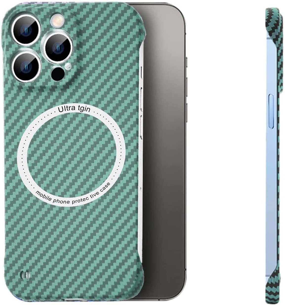 Amazon.com: MQSHUHENMY 2022 New Carbon Fiber Texture Frameless for ...