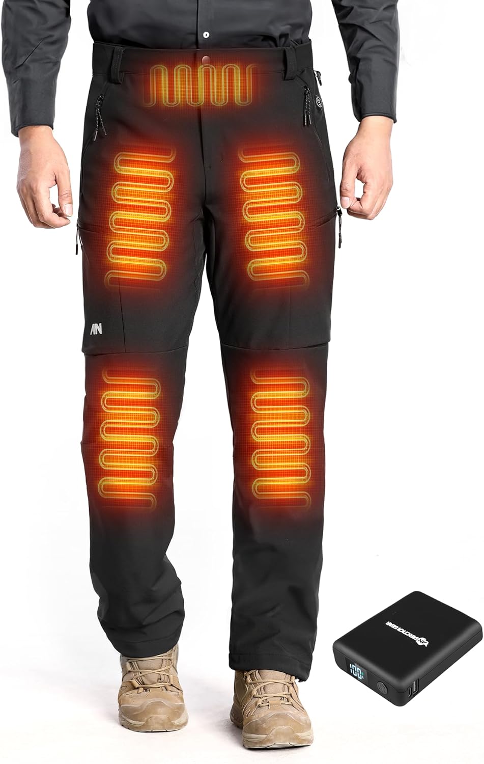 Amazon.com: ANTARCTICA GEAR Heated Pants for Men, with 12V/20000mAh ...