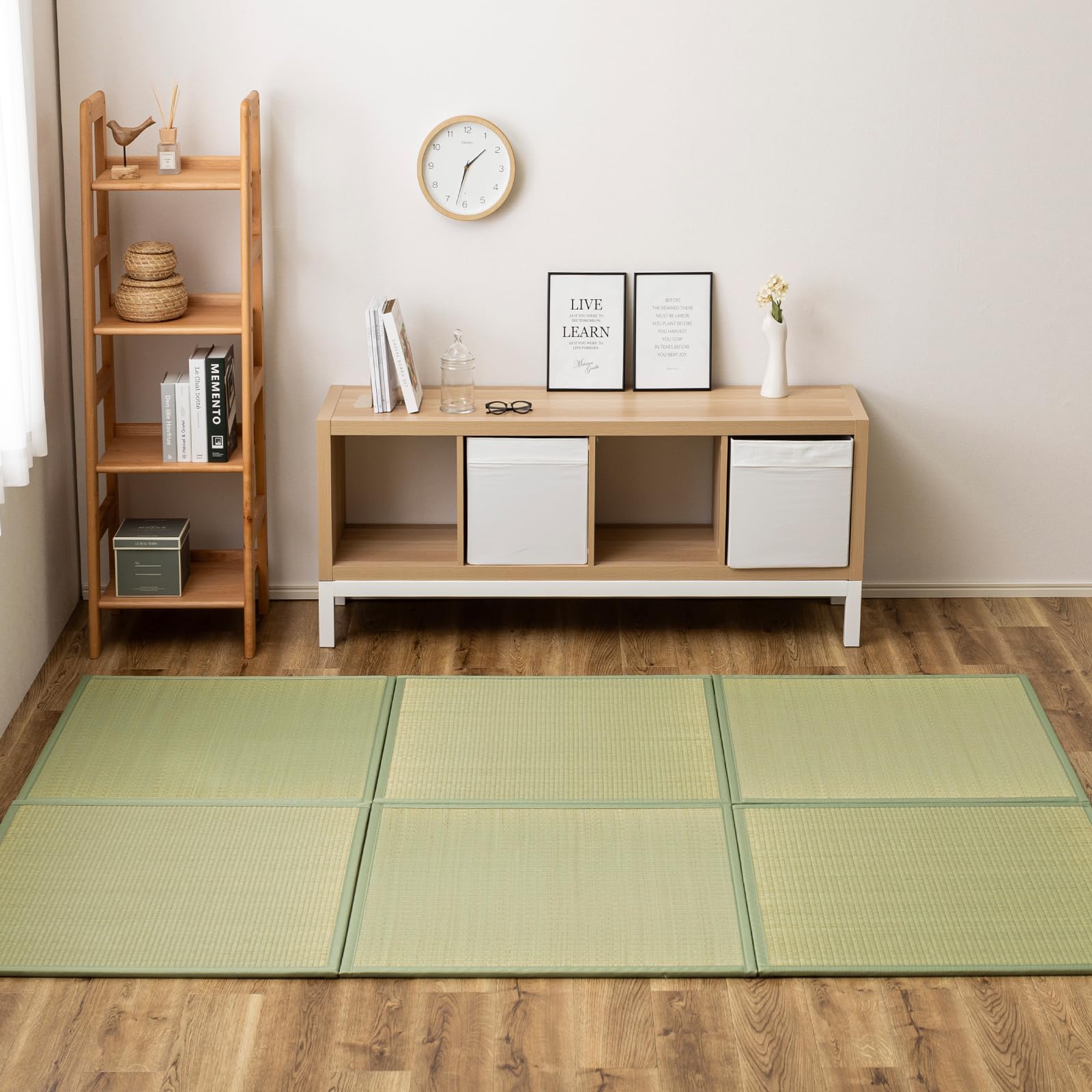 Amazon.com: HAGiHARA Japanese Tatami Mat, Patchwork Tatami Floor Mats ...