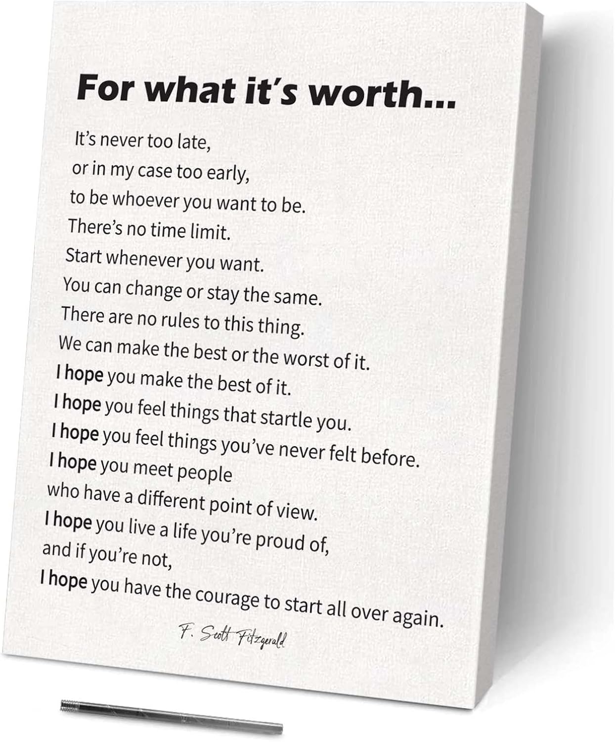 Amazon.com: MBL Inspirational Canvas Gifts, Motivational Encouragement ...