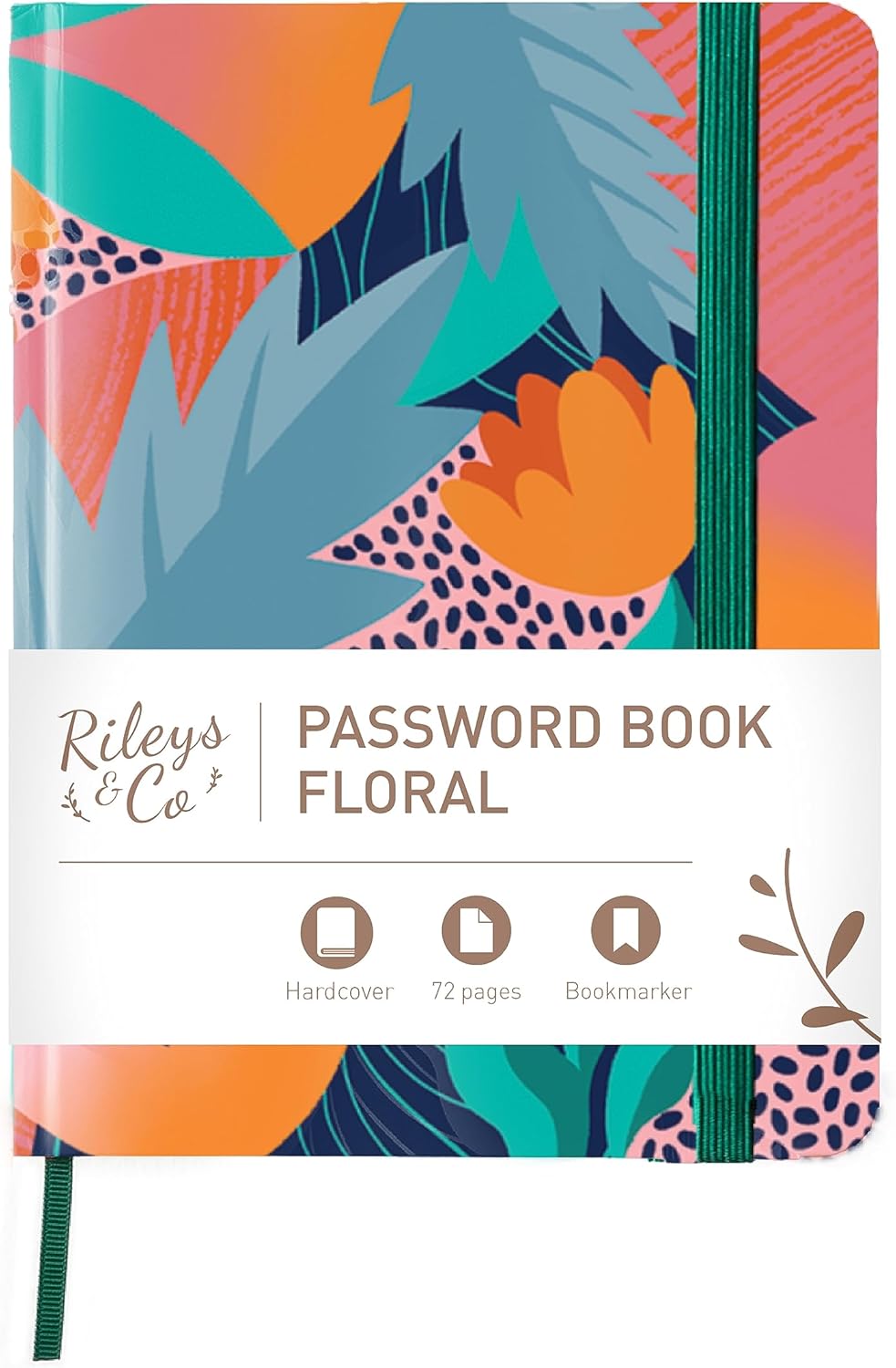Rileys & Co. Password Book with Alphabetical Tabs, Password Keeper Book ...
