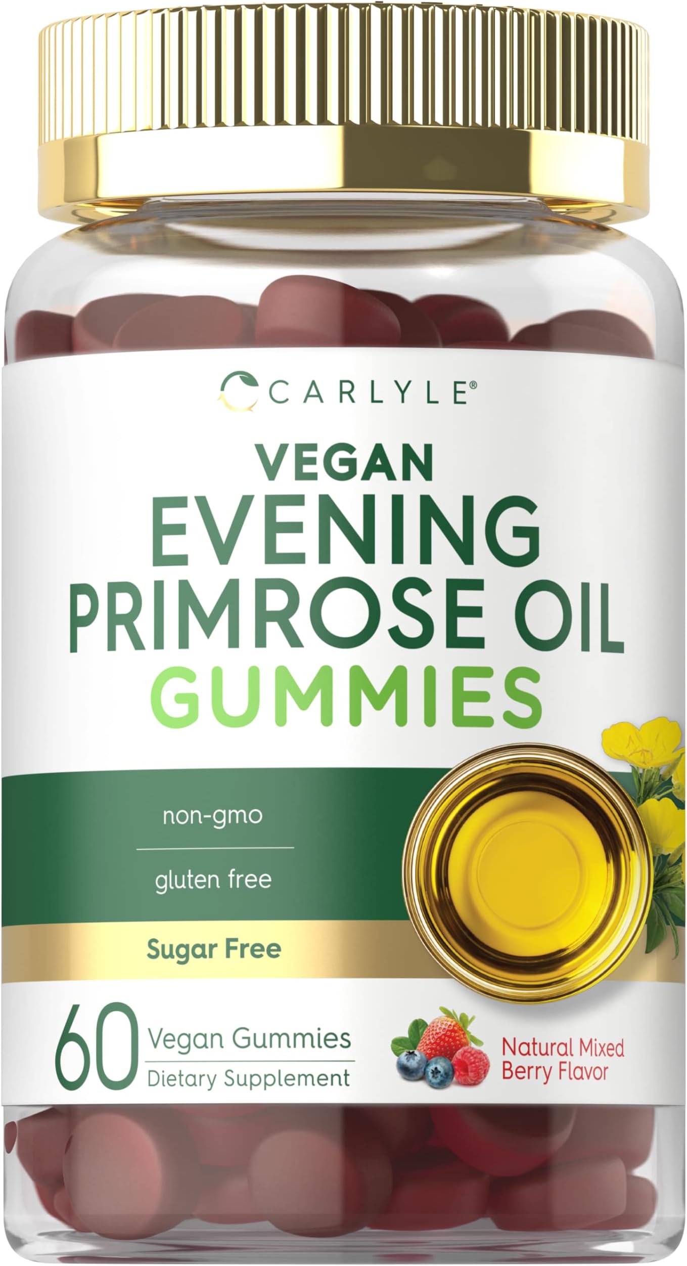 Amazon.com: Carlyle Evening Primrose Oil Gummies | 500mg | 60 Count ...