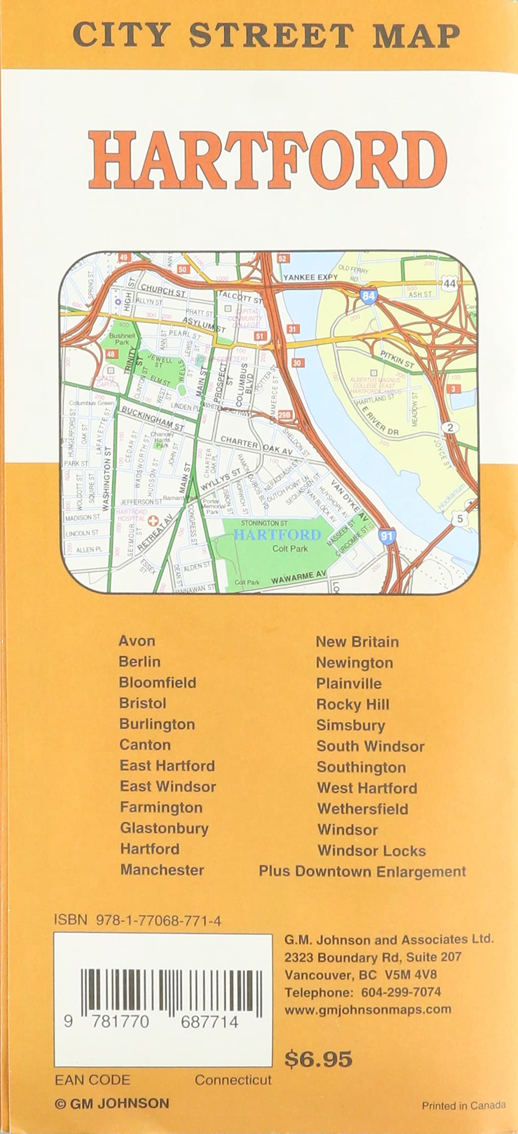 Road Map Of Hartford Ct