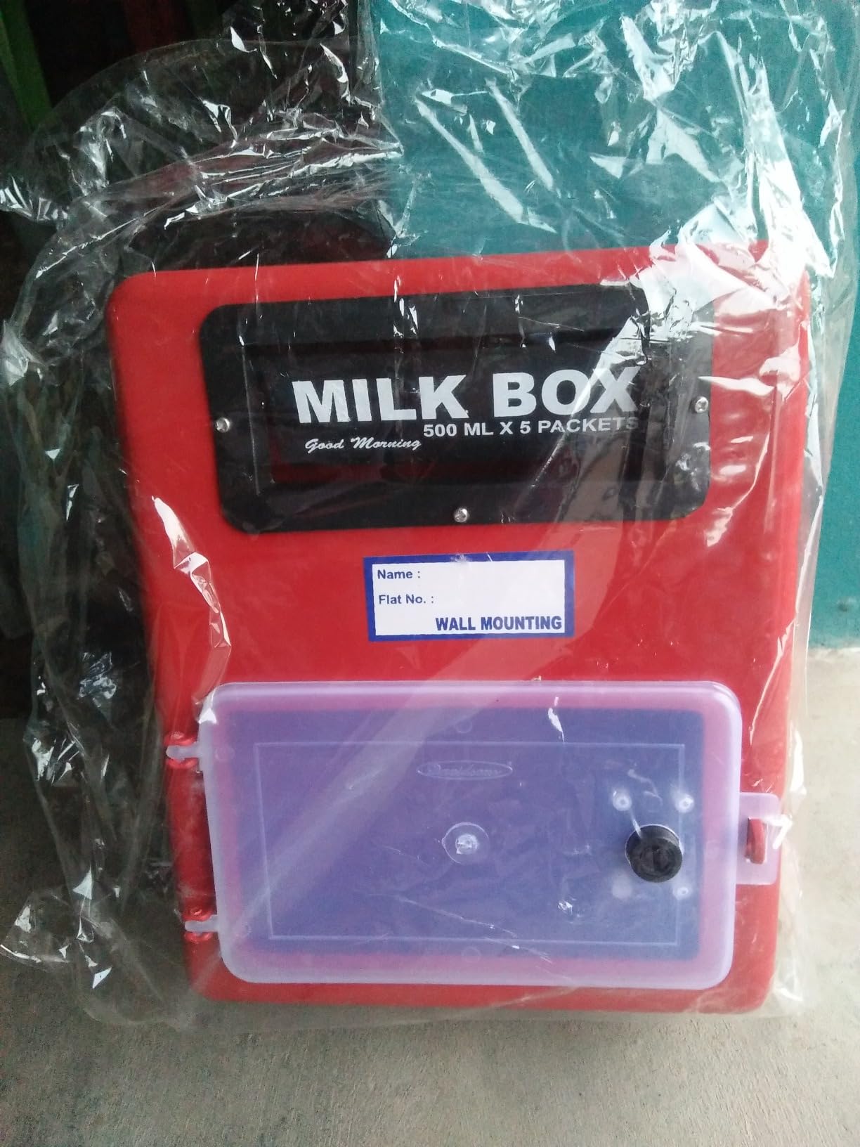 HaveIt® Milk Box with Door opening at the Back Side (Rear) | random ...