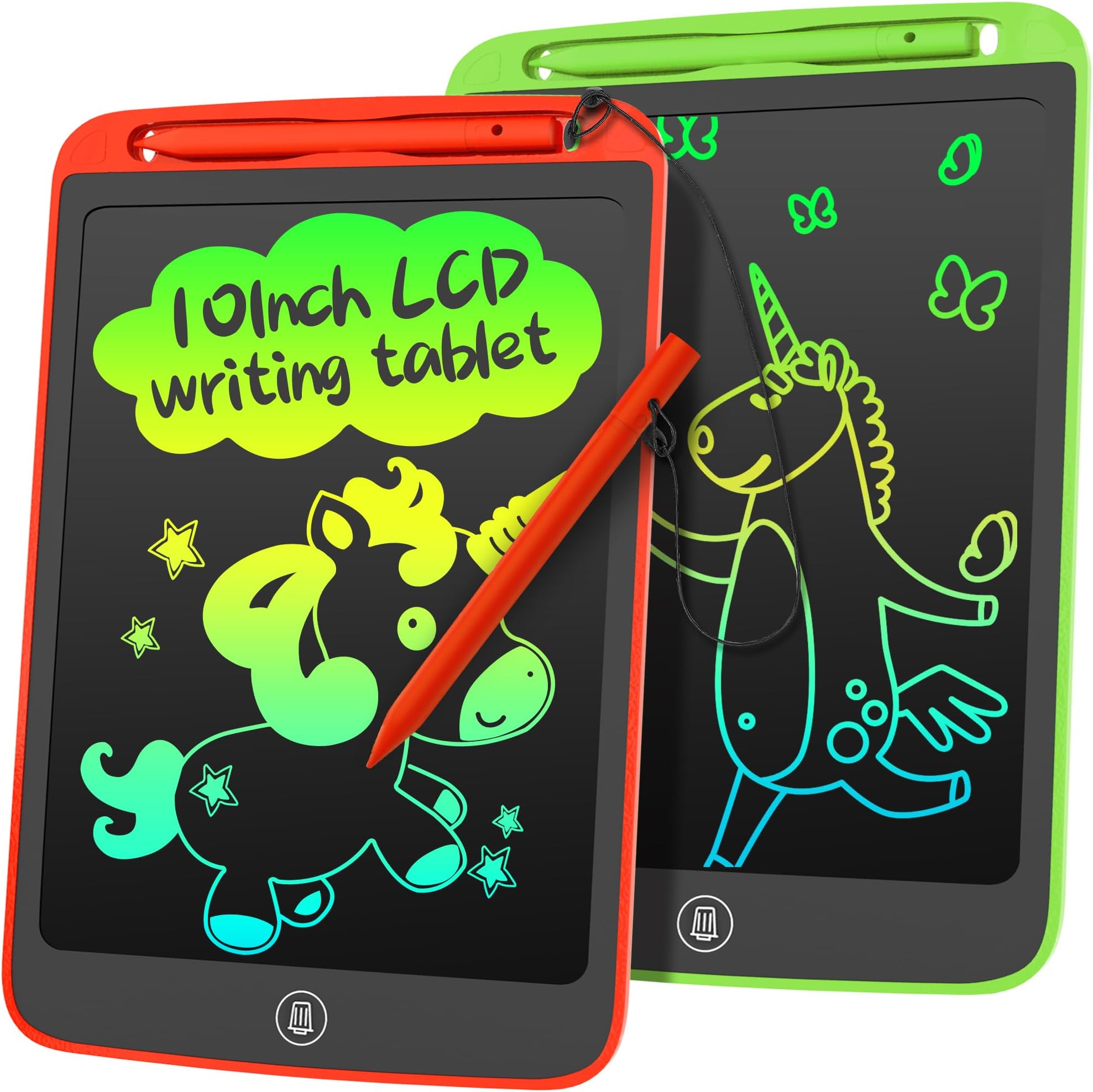 Amazon.com: LCD Writing Tablet, 2 Packs Drawing Pads for Kids 3 4 5 6 ...