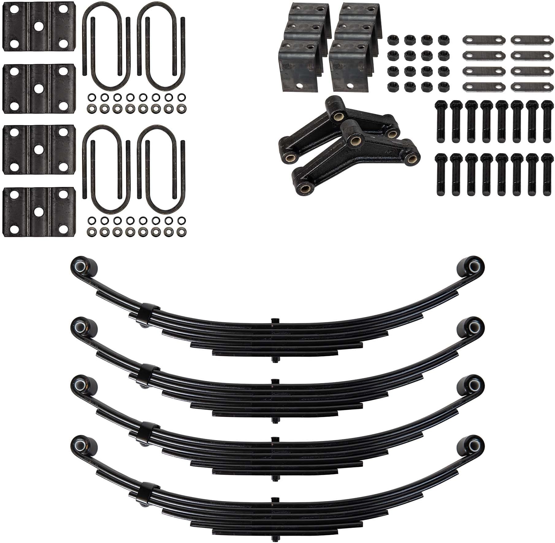 Amazon.com: The Trailer Parts Outlet - Trailer 6 Leaf Double Eye Spring ...