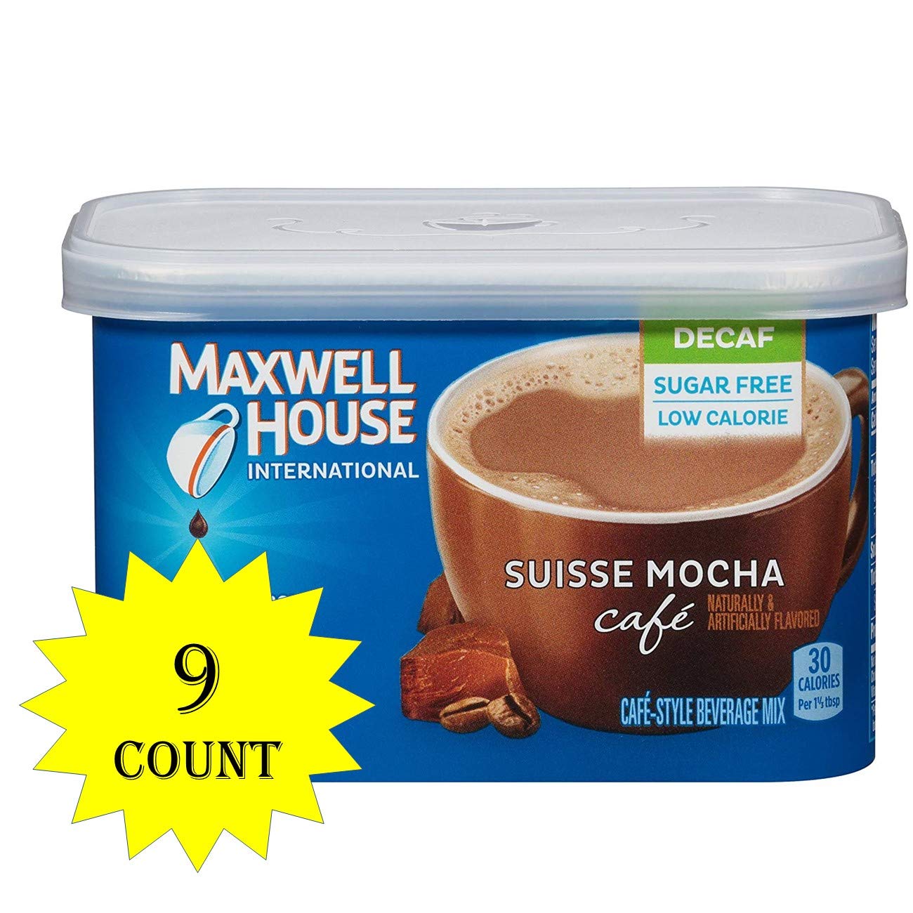 Buy Maxwell House International Cafe Decaf Suisse Mocha Instant Coffee ...