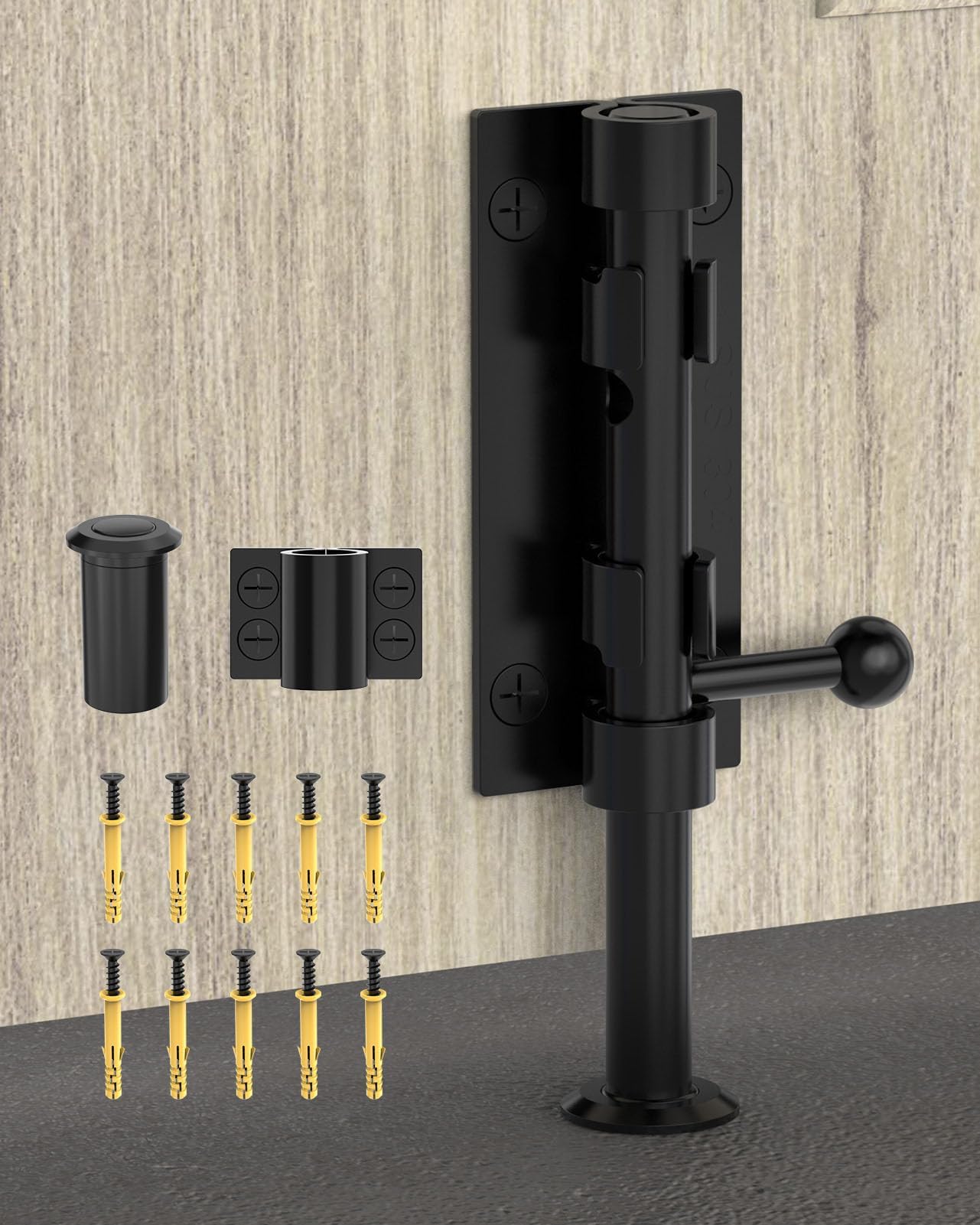 Amazon.com: Door Lock Bolt Gate Latch, 6" Heavy Duty Slide Bolt Gate ...