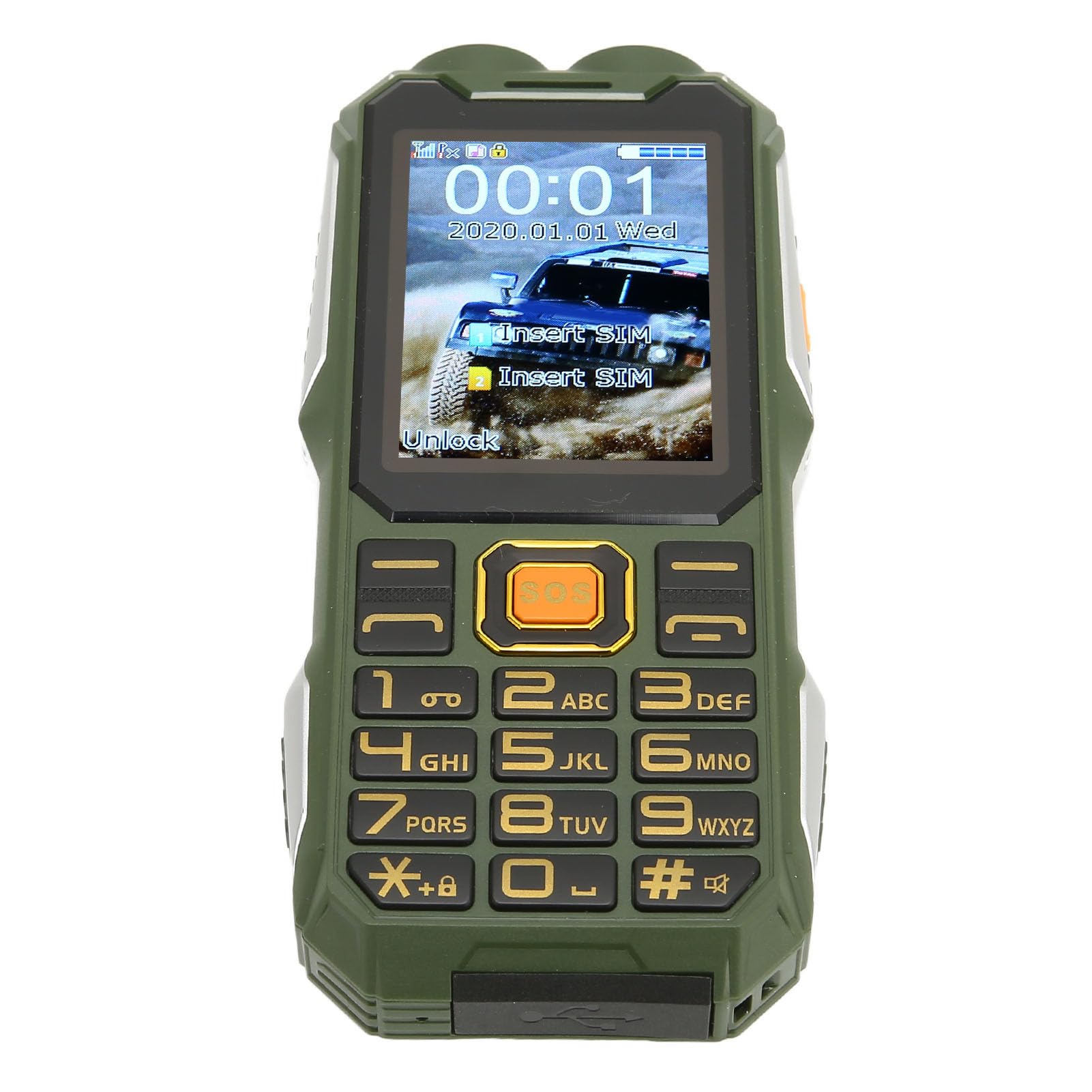 Amazon.com: Sxhlseller 2G Rugged Phone for Seniors, 2G GSM Dual SIM ...