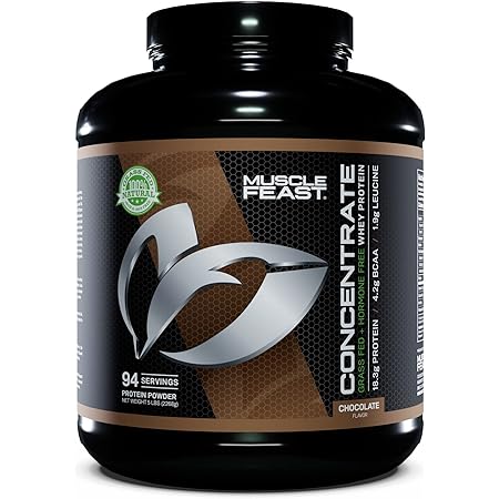 Amazon.com: Muscle Feast Grass-Fed Whey Protein Concentrate Powder, All ...